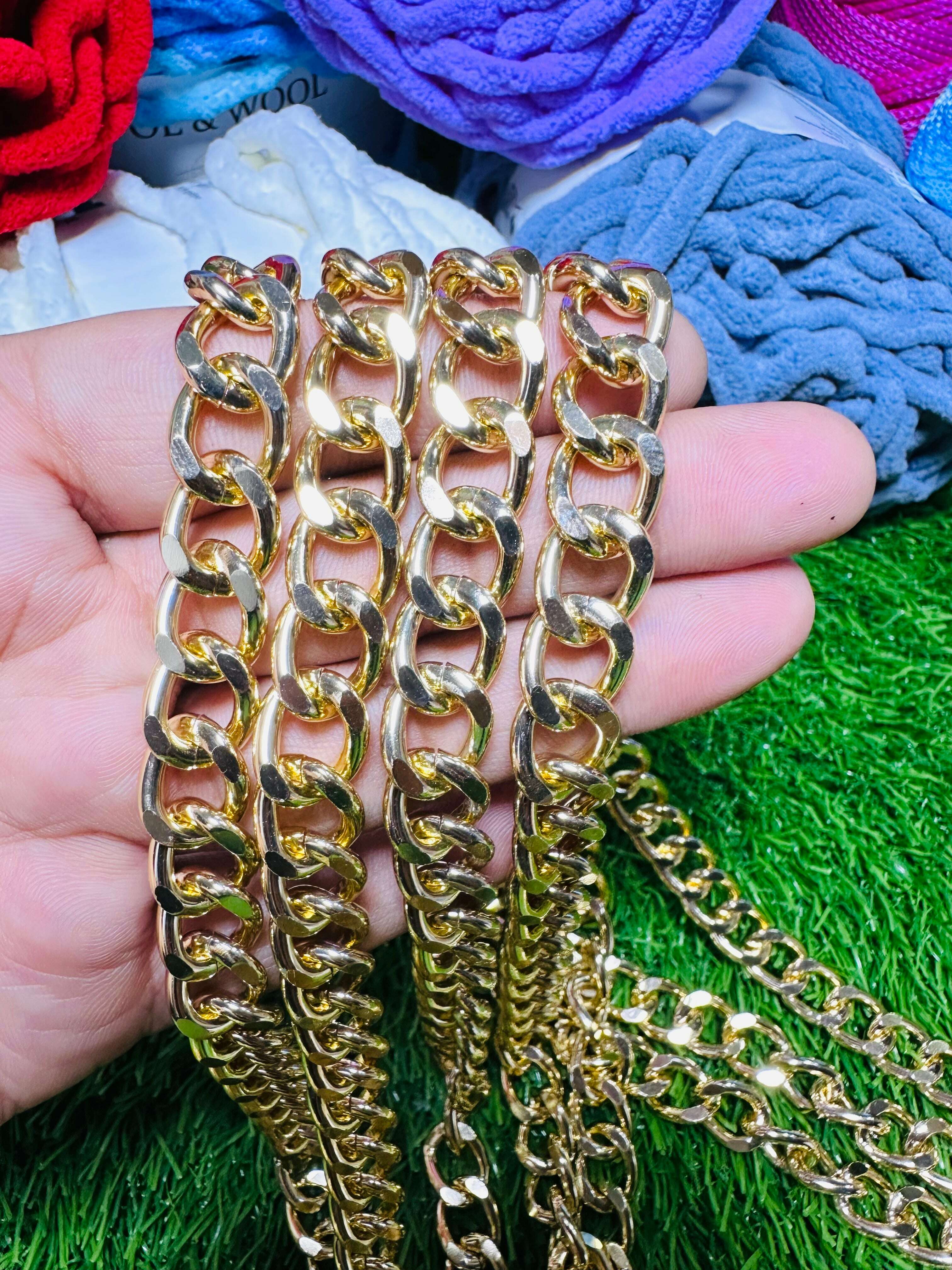 Bag chain 1_Yard Golden/Silver – Amir moti wala